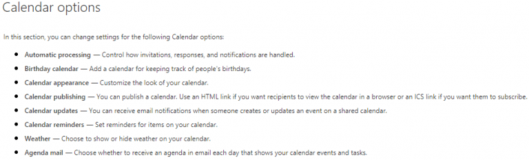 Making the most of Office 365 Calendar - Calendar