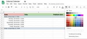 How to Create a Calendar in Google Docs - Calendar