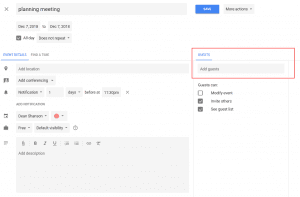 How to Send a Google Calendar Invite - Calendar