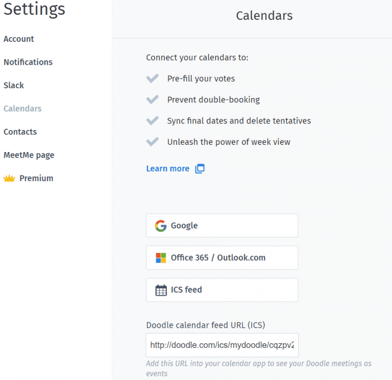 The Complete Guide to Doodle - Calendar