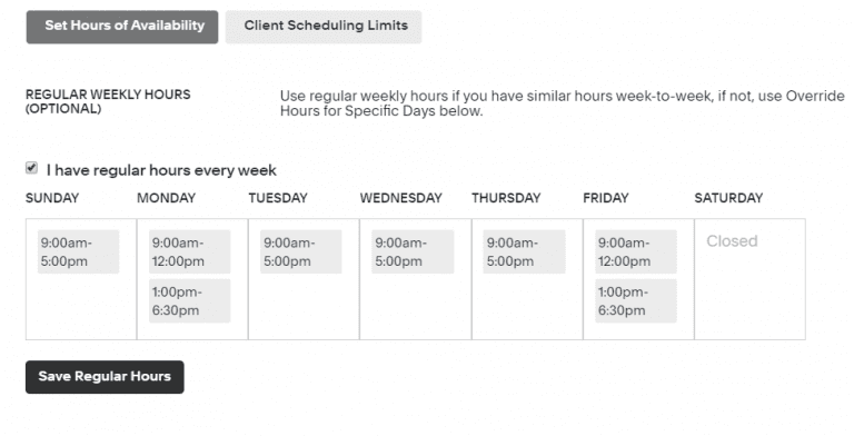 Acuity Scheduling Guide - Calendar