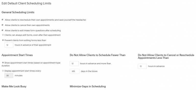 Acuity Scheduling Guide - Calendar
