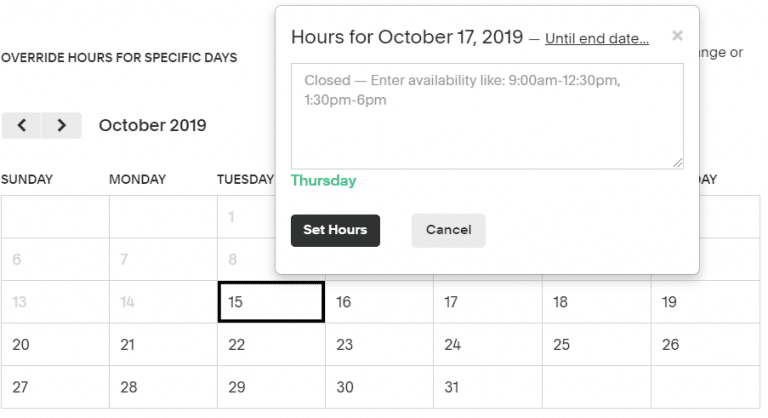 Acuity Scheduling Guide - Calendar