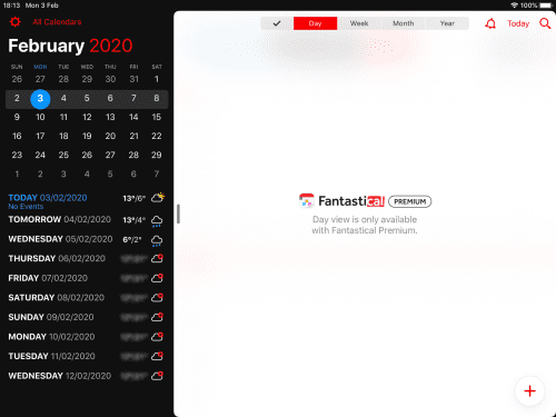Fantastical Guide - Calendar