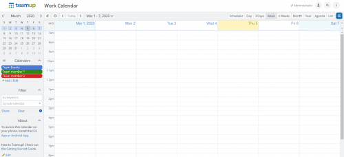 A Complete Guide to TeamUp - Calendar