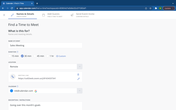 How To Use Calendar's "Find a Time" Feature - Calendar
