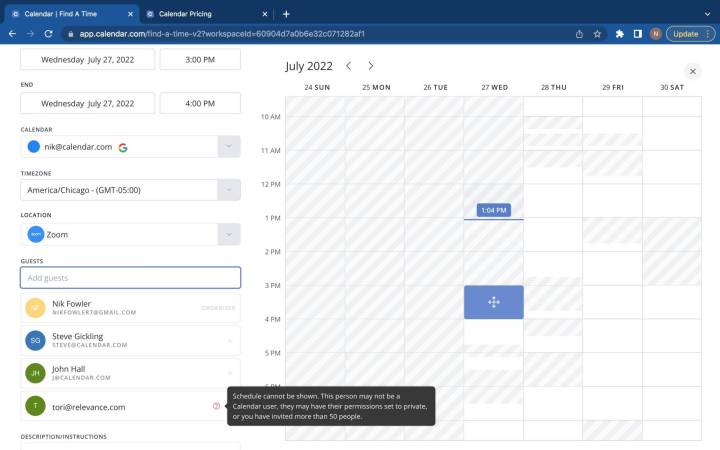 How To Use Calendar's "Find a Time" Feature - Calendar